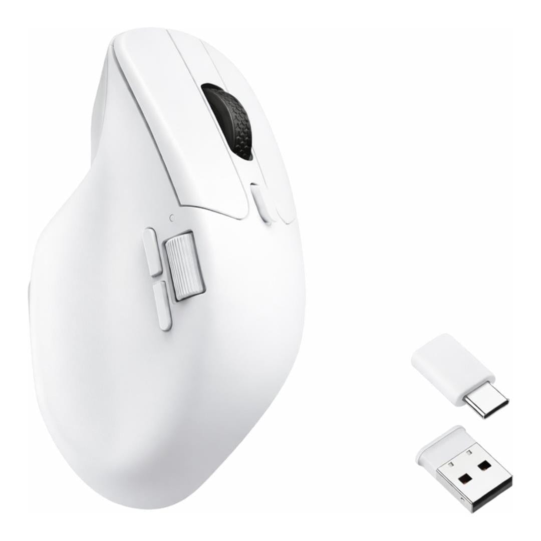 Keychron M6 1K Dual-Wireless Bluetooth Mouse White M6-A3 – FirstShop