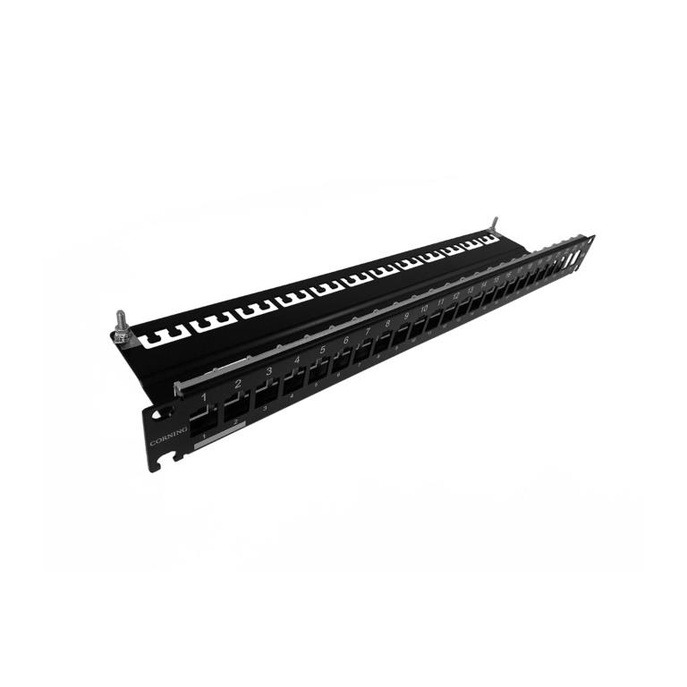 Corning 19-inch 1U Everon Copper VOL Patch Panel MAXCSV-02408-C001 ...