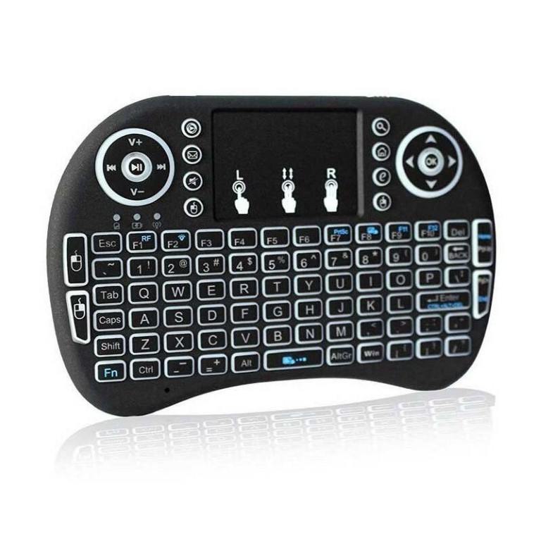 Tuff-Luv Mini Mobile 2.4GHz Wireless Keyboard with Touchpad Black MF22