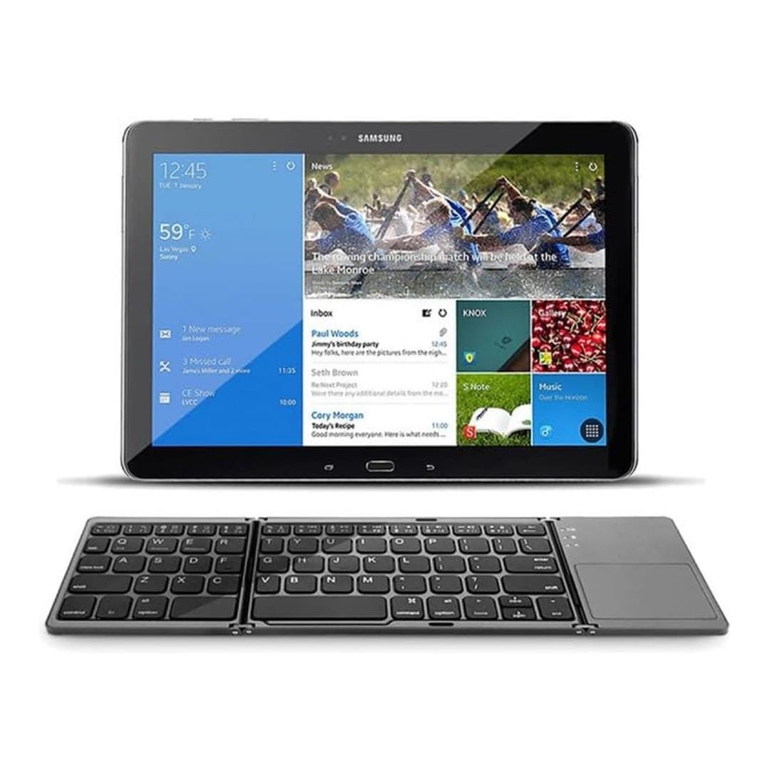 Tuff-Luv Foldable Bluetooth Keyboard with Trackpad Black MF3709 – FirstShop