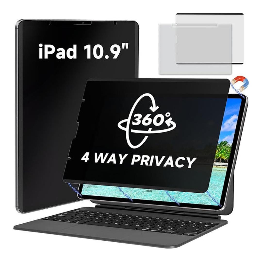 Tuff-Luv MF4030 11-inch 4-way Magnetic Privacy iPad Screen Protector ...