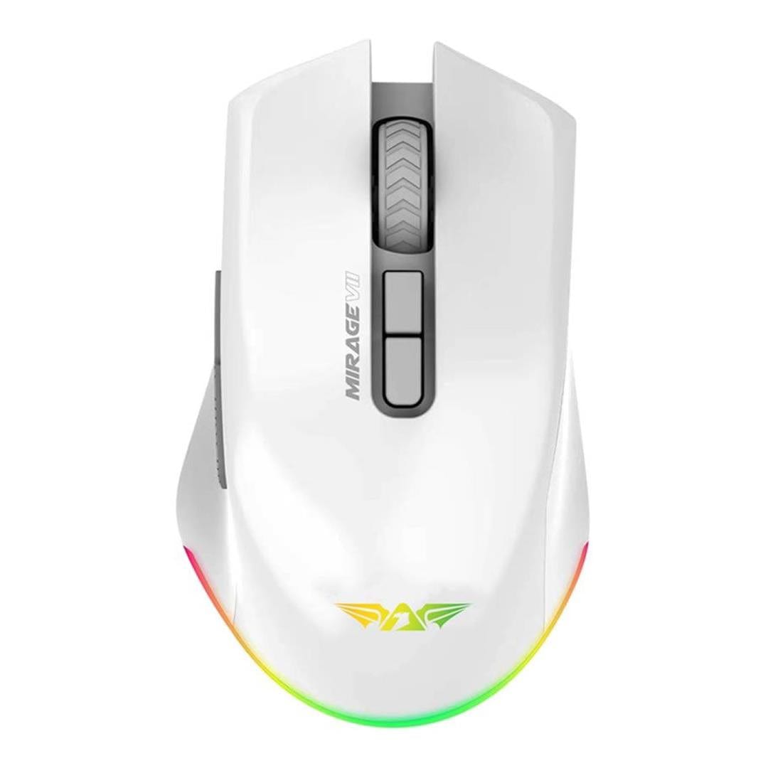 Armaggeddon Mirage VII Bluetooth Wireless Gaming Mouse White MIRAGEVII ...