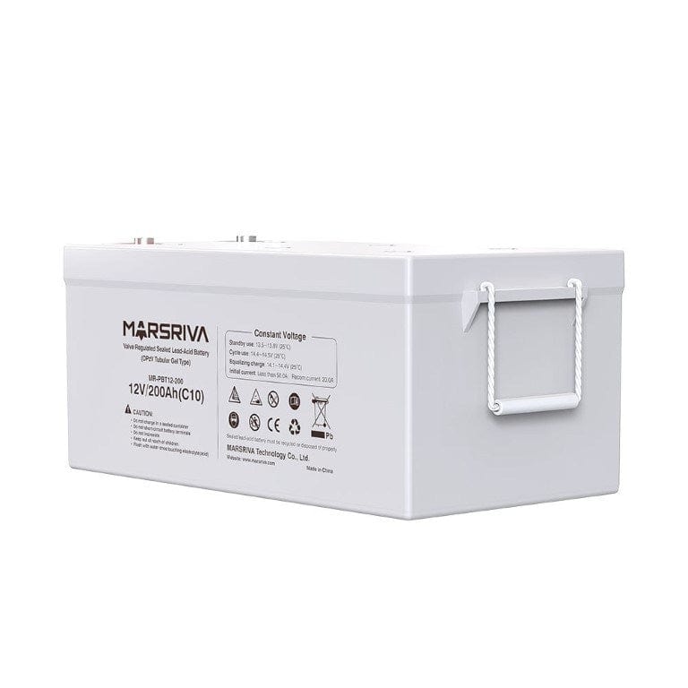 Marsriva 12V 200Ah Valve Regulated Sealed Lead-acid Battery MR-PBT12 2