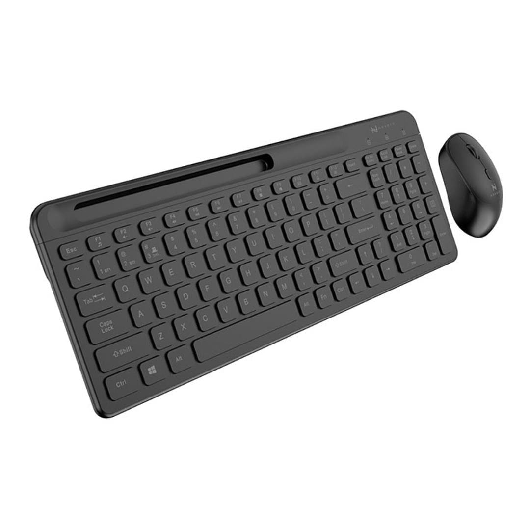 Novaro Wireless Rechargeable Keyboard and Mouse Combo NOVKBM003-RECHAR ...