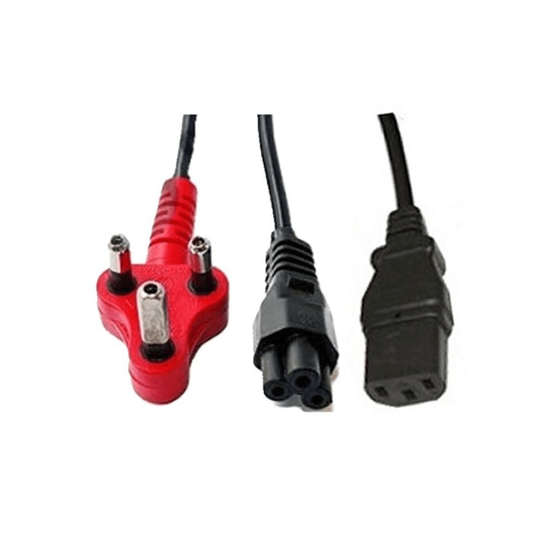 Dell Wyse 2.8m Kettle and Clover Power Cable with Dedicated Red Plug P ...