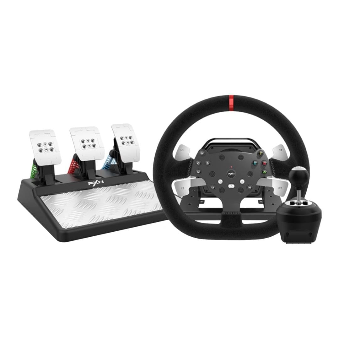 PXN V10 3-in-1 Force Feedback Gaming Racing Steering Wheel PXN-V10 ...