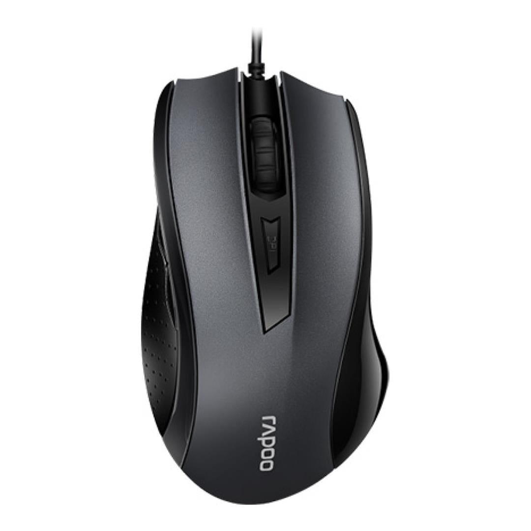 Rapoo N300 Wired Optical Gaming Mouse Black – FirstShop