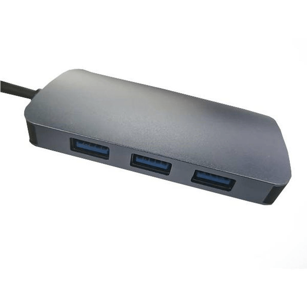 RCT USB Type-A to RJ45 Adapter with 3-Port USB 3.0 Type-A Hub RCT ADP-
