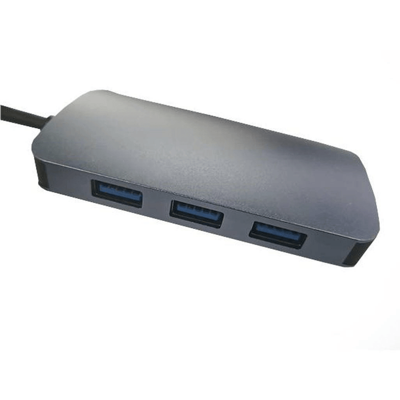 RCT USB Type-A to RJ45 Adapter with 3-Port USB 3.0 Type-A Hub RCT ADP-