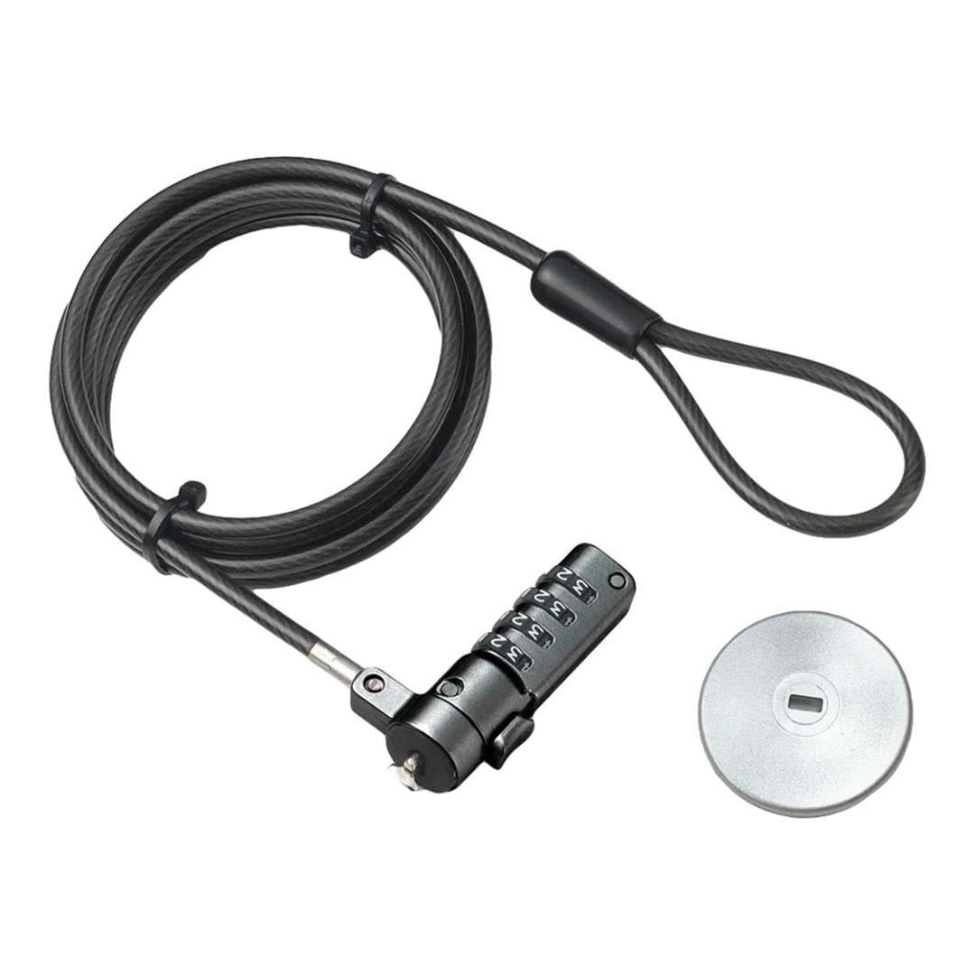 RCT NL-N04KA Universal 4-digit Combination Notebook Security Lock ...