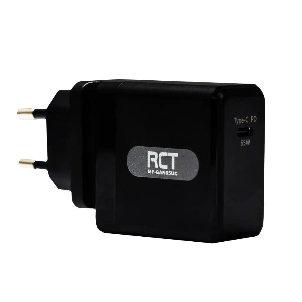 RCT GaN 65W Power Adapter with USB Type-C PD 3.0 Port PA-GAN65UC ...