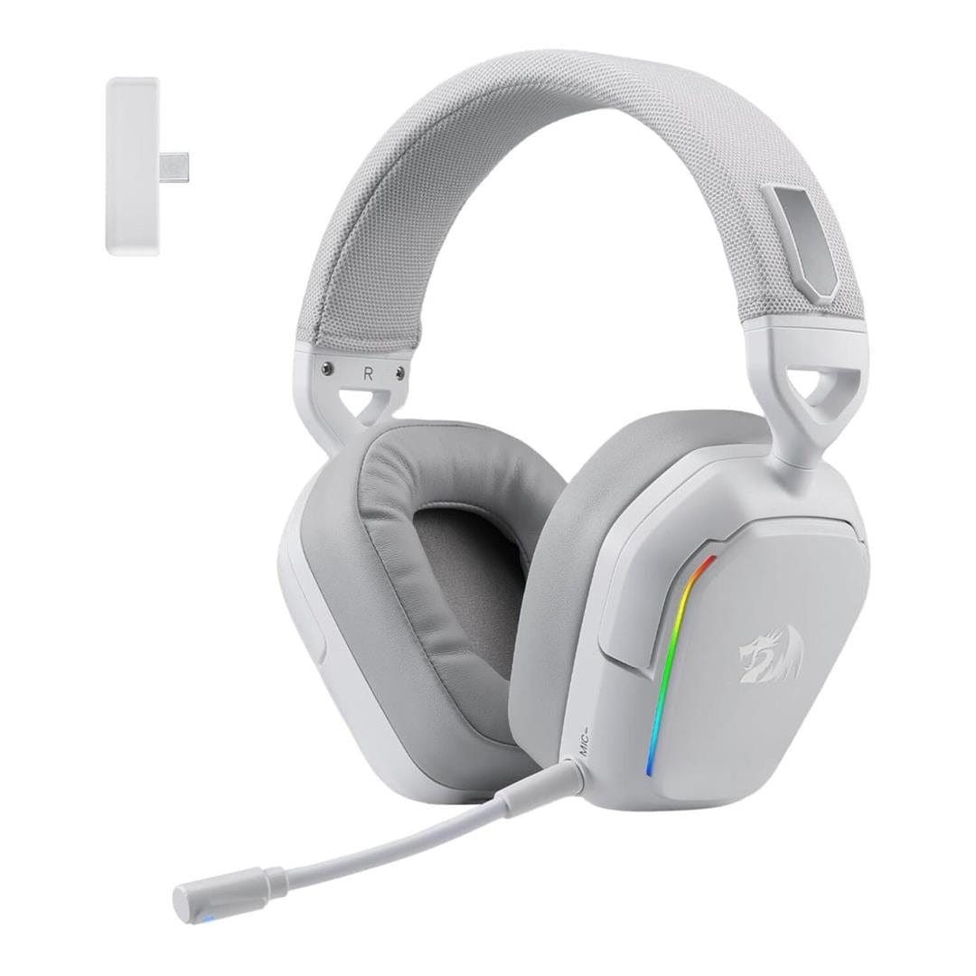 Redragon H868 RGB Wireless Gaming Headset White RD-H868W – FirstShop