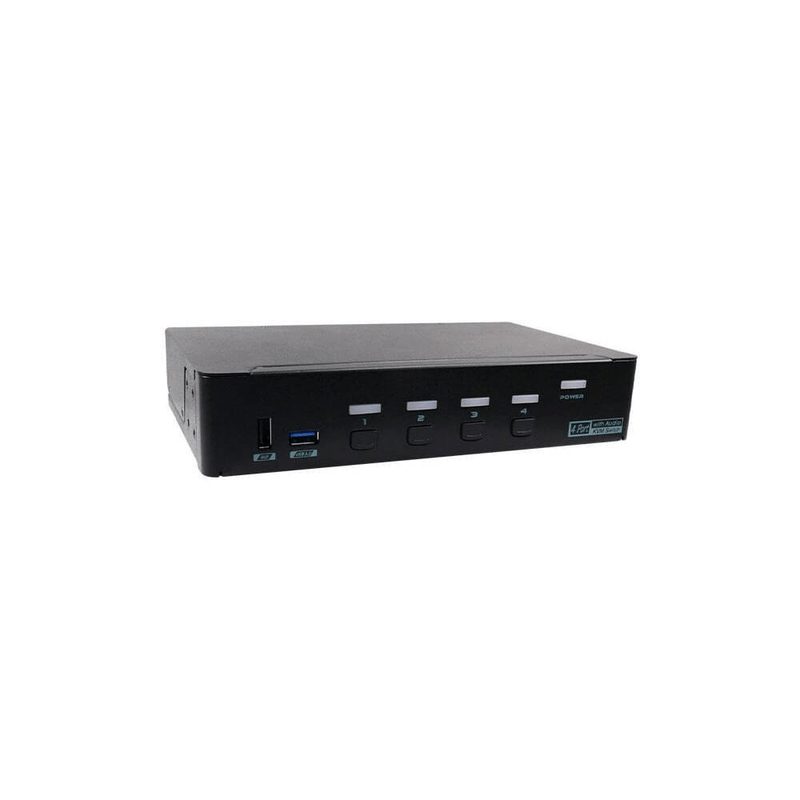 Rextron 4-port 4K UHD USB 3.0 KVM Splitter REX-MKAG-E3114G