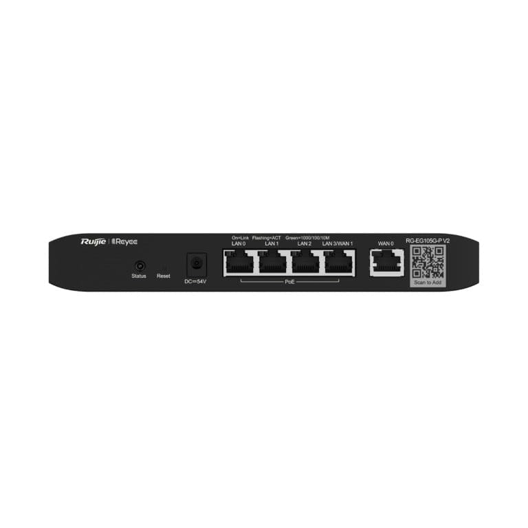 Ruijie Reyee RG-EG105G-P-V2 5-port Dual WAN Gigabit Cloud Managed PoE ...