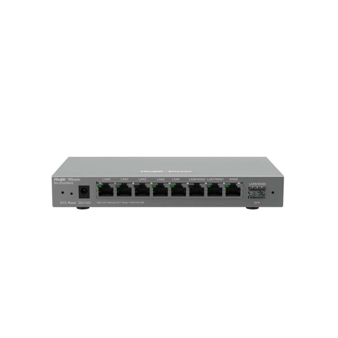 Ruijie Reyee RG-EG209GS 9-port Gigabit Cloud Managed SFP Router – FirstShop