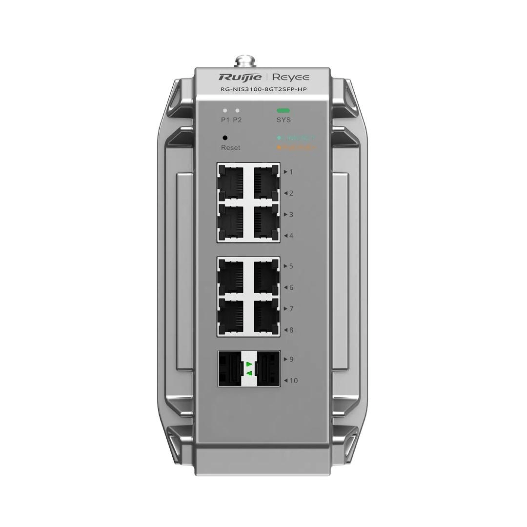 Ruijie Reyee RG-NIS3100-8GT2SFP-HP True Industrial-Grade Switch – FirstShop