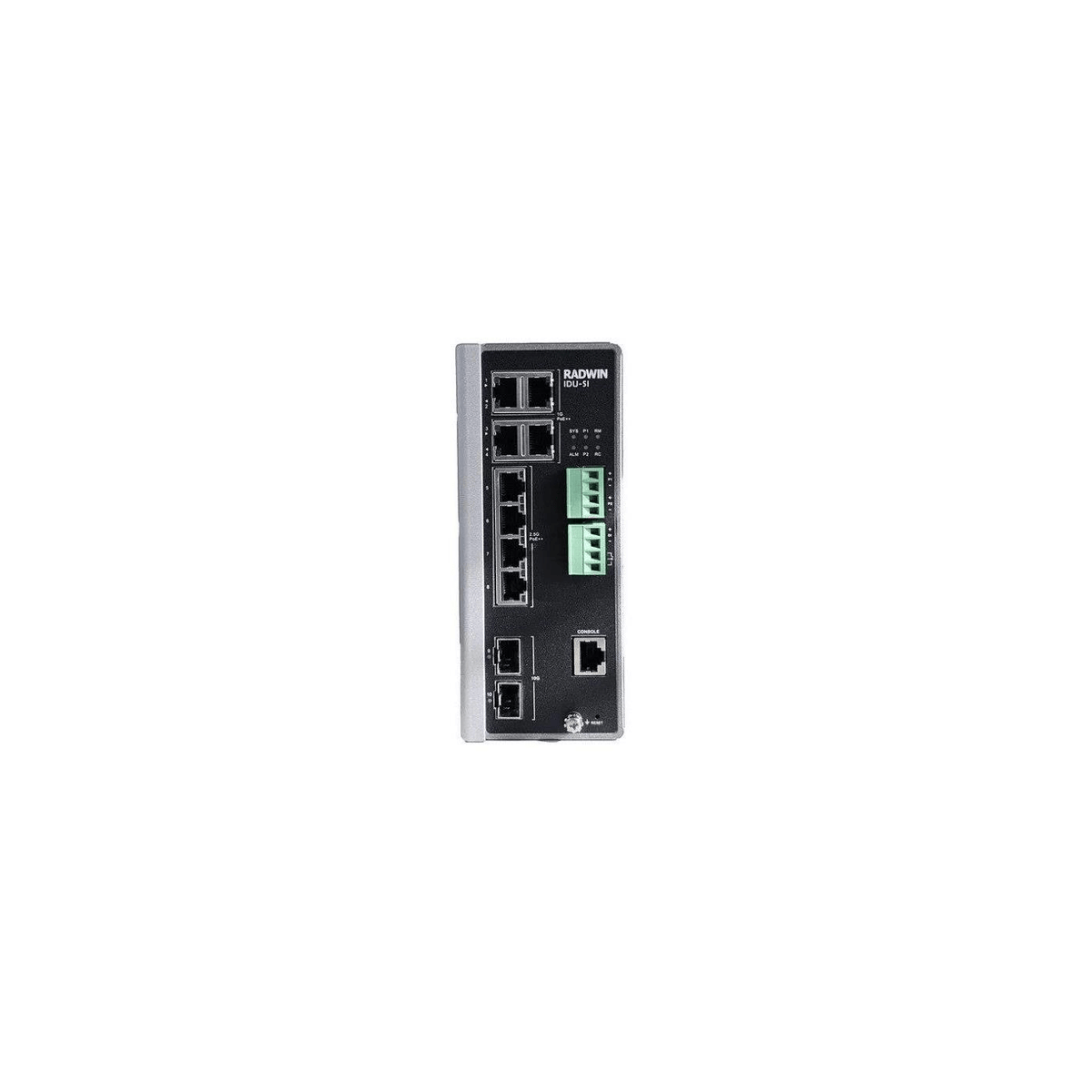 Radwin IDU-SI Layer 3 Industrial DC PoE Switch RW-7400-8008 – FirstShop