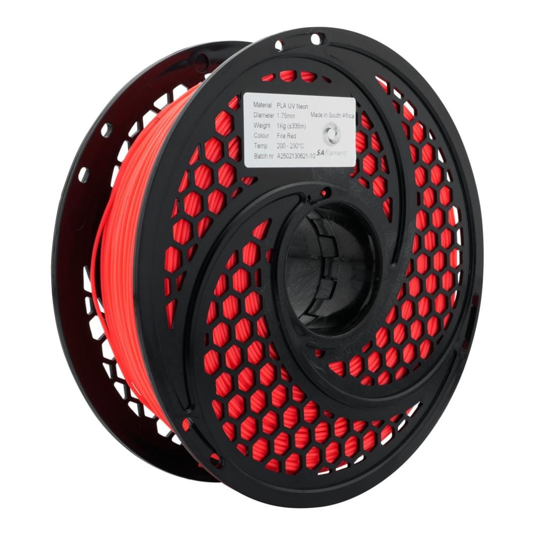 SA Filament PLA UV Neon Filament 1Kg - Fire Red SAF-PLA-D05 – FirstShop