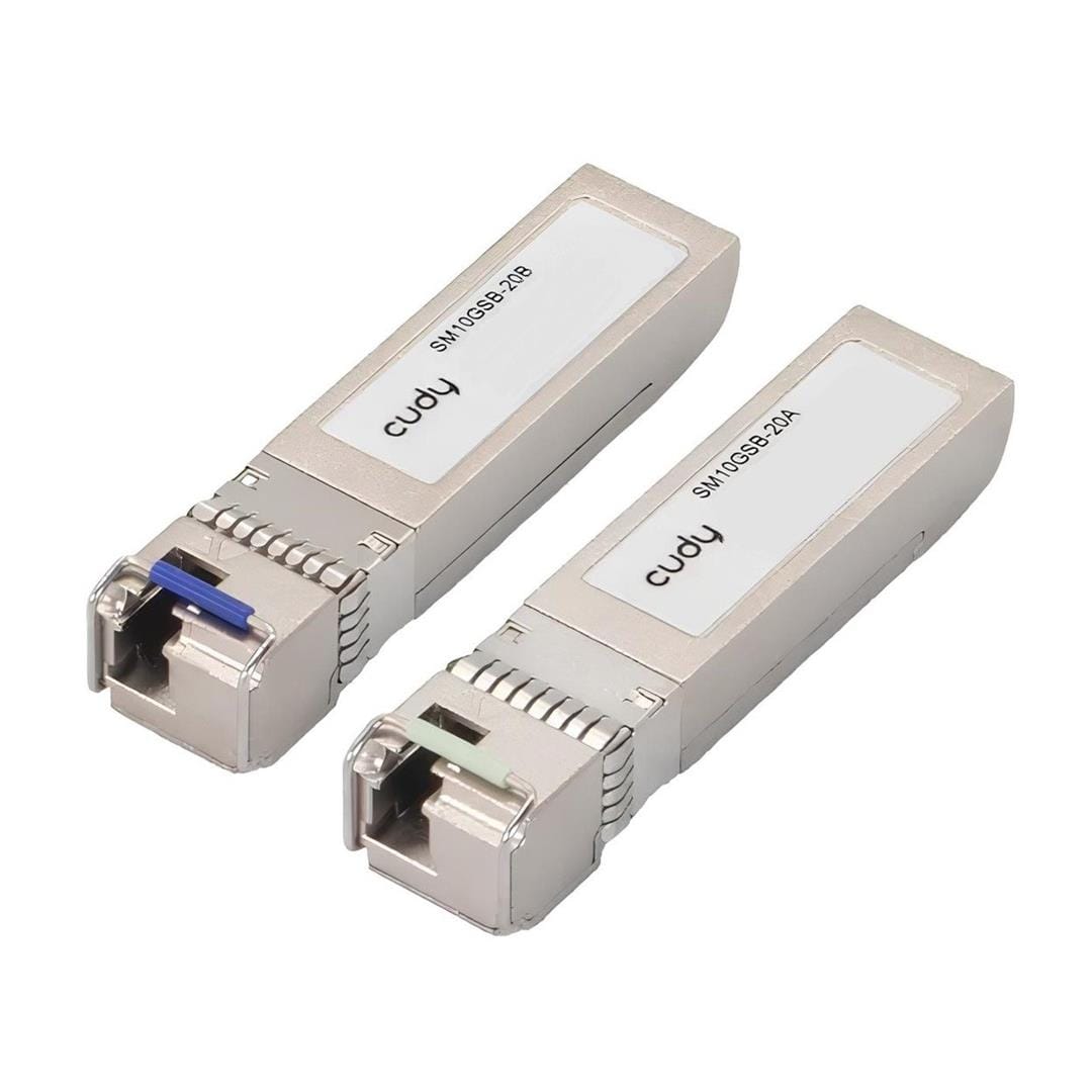 Cudy Single-Mode 10G LC Bi-Directional SFP 20km Transceiver Module SM1 ...