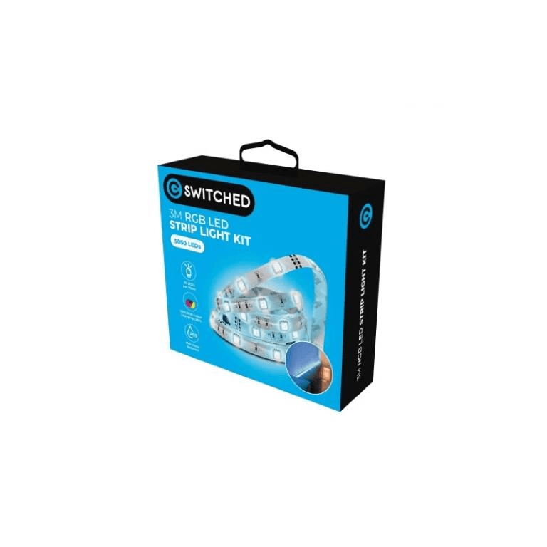Switched RGB LED Strip Light Kit 3m SWD-50013-KT – FirstShop