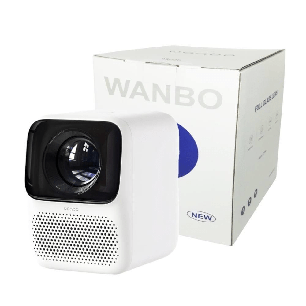 WANBO T2 Max 1080P 450ANSI Android 9.0 Smart Projector - White – FirstShop