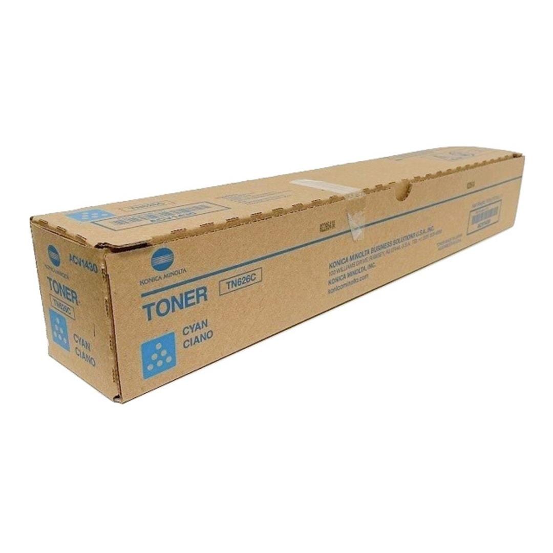 Konica Minolta TN626C Cyan Toner Cartridge 28,000 pages Original TN-62 ...