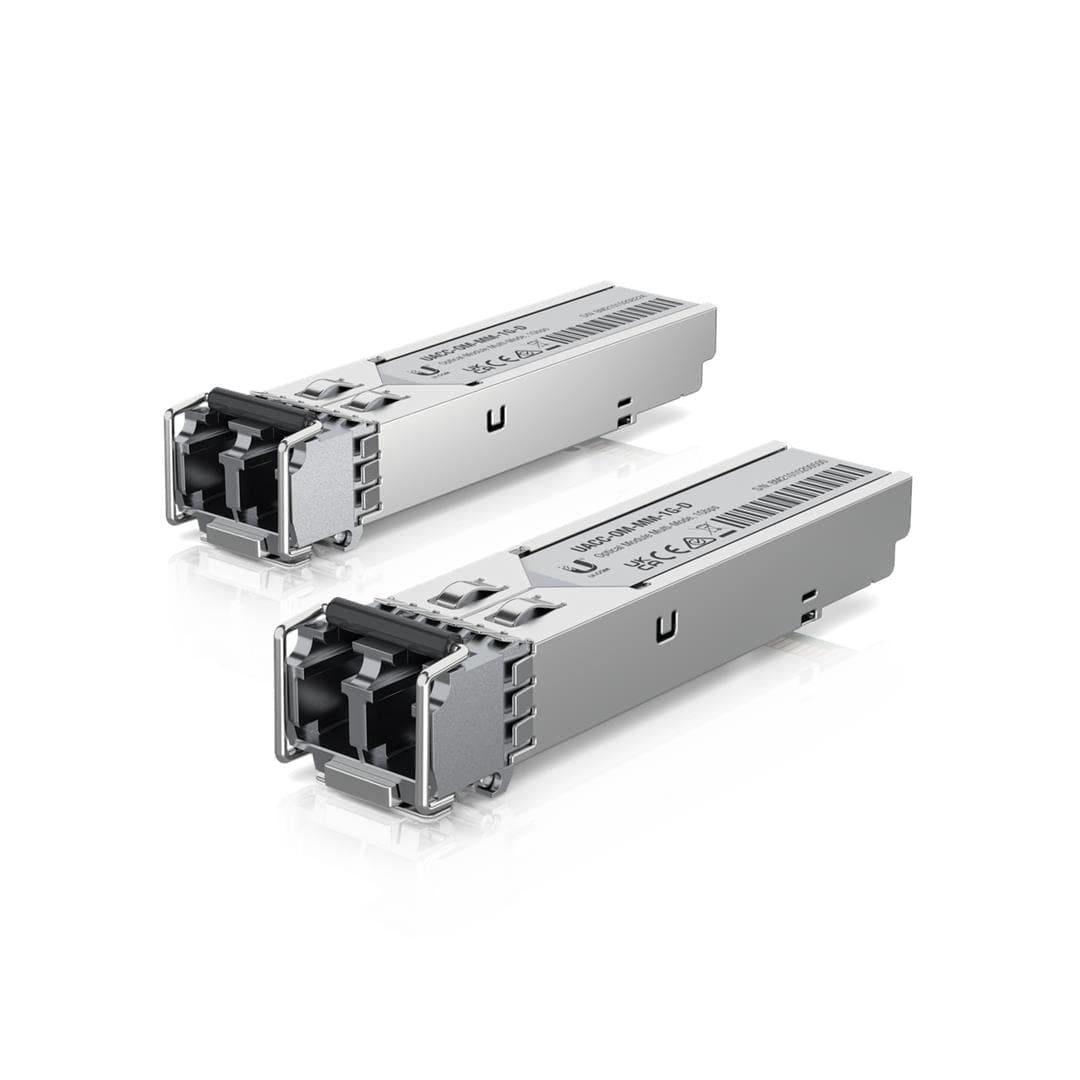 Ubiquiti Multi-mode 1G SFP LC 850nm 550m Transceiver Modules 2-pack UA ...