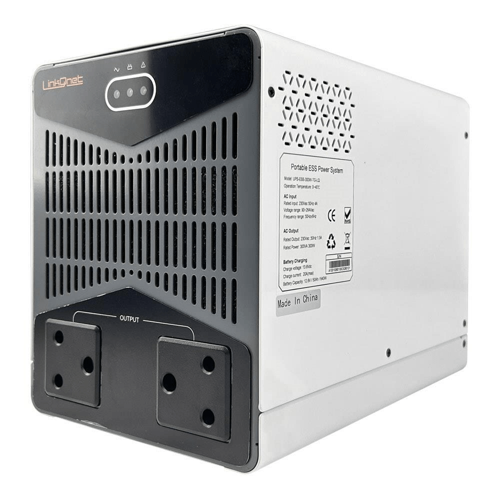 LinkQnet 300W 640Wh Lithium 230VAC Home ESS Inverter UPS-ESS-300W-TG-L