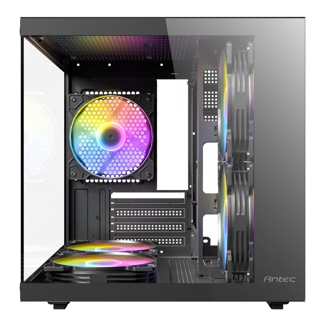 Antec VCX20M RGB Elite Micro-ATX Mini-Tower Gaming PC Case Black ...