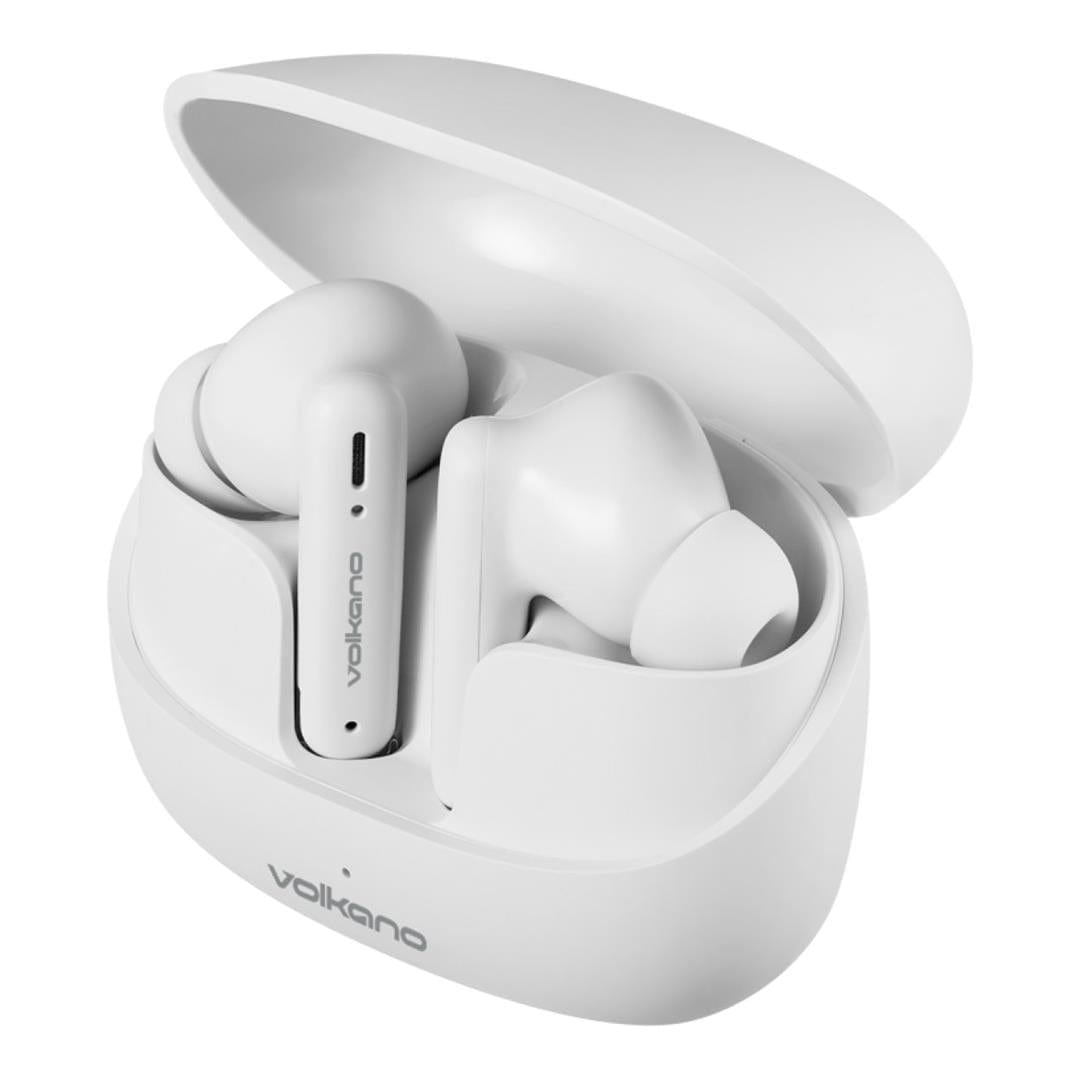 Volkano Jupiter Series TWS Earbuds with Charging Case White VK-1158-WT ...