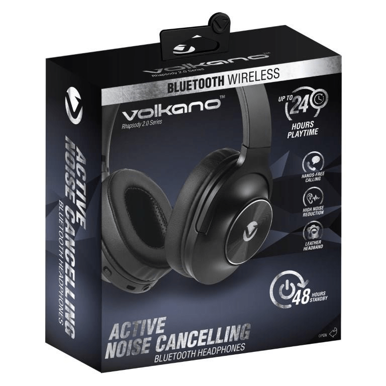 Volkano Rhapsody 2.0 Series ANC Bluetooth Headset VK-2006-BK(V2 ...