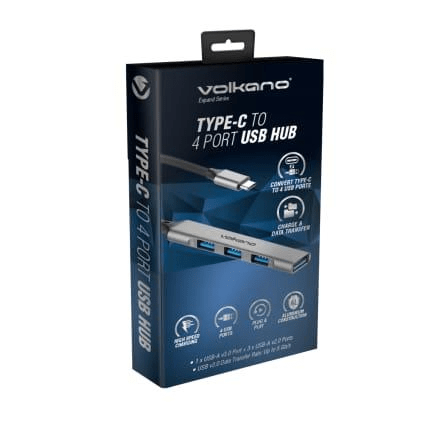 Volkano Expand Series 4-port Type-C USB Hub VK-20226-CH
