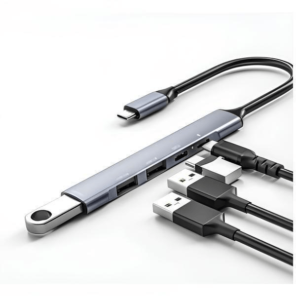 Volkano Expand Series 60W 5-in-1 USB Hub VK-20252-BK – FirstShop