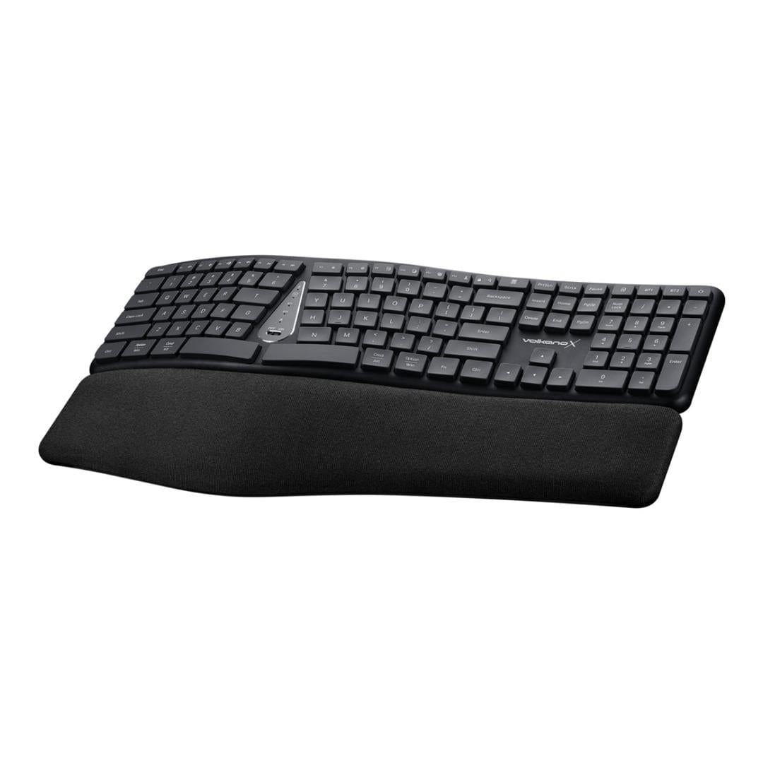 VolkanoX Ergo Bluetooth Wireless Keyboard VK-20300-BK(V2) – FirstShop