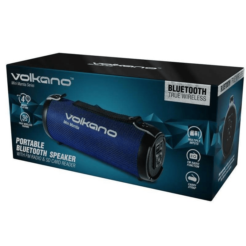 Volkano Mini Mamba Series Bluetooth Speaker Blue VK-3201-BL(V1)