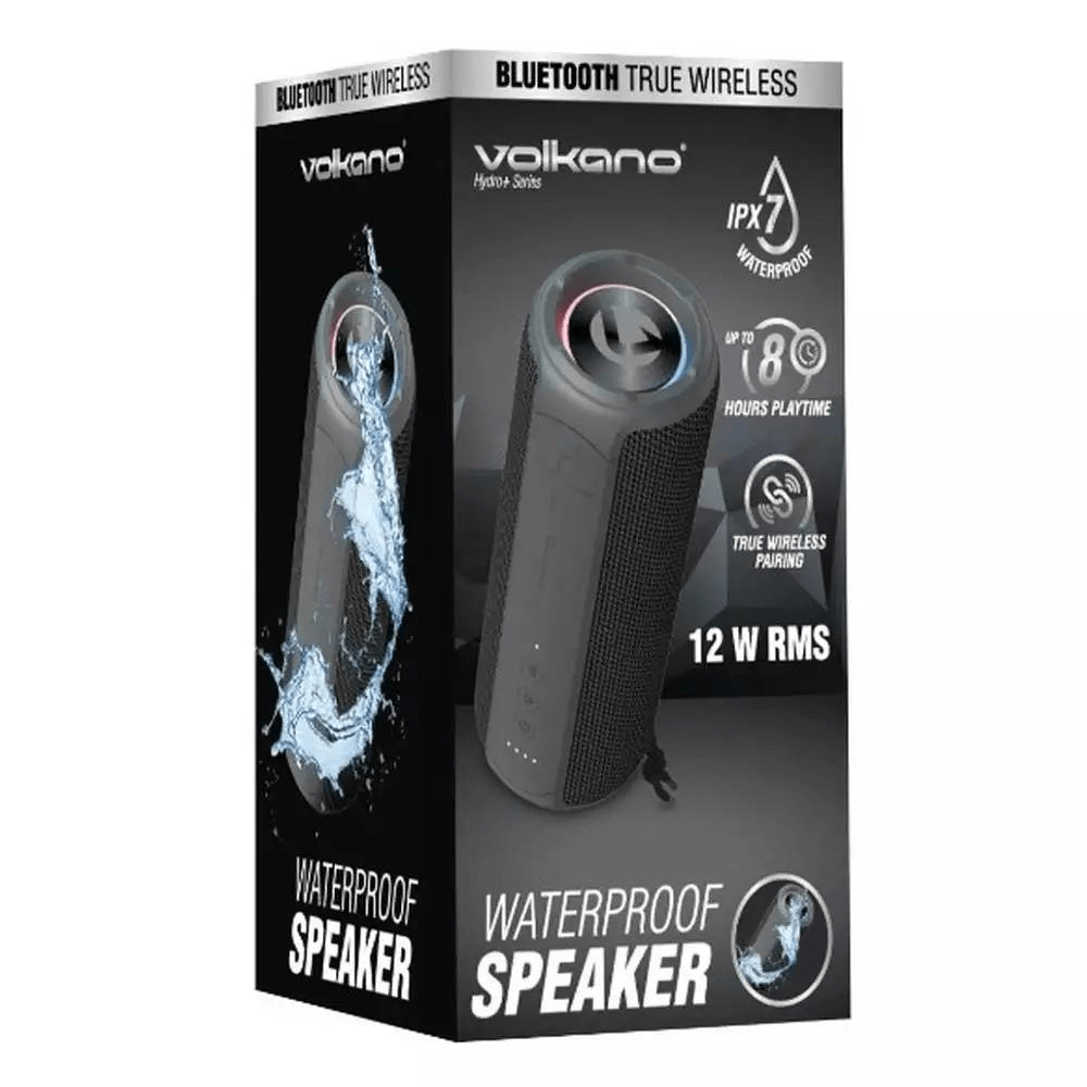 Volkano Hydro Series IPX7 Bluetooth Speaker Black VK-3459-BK