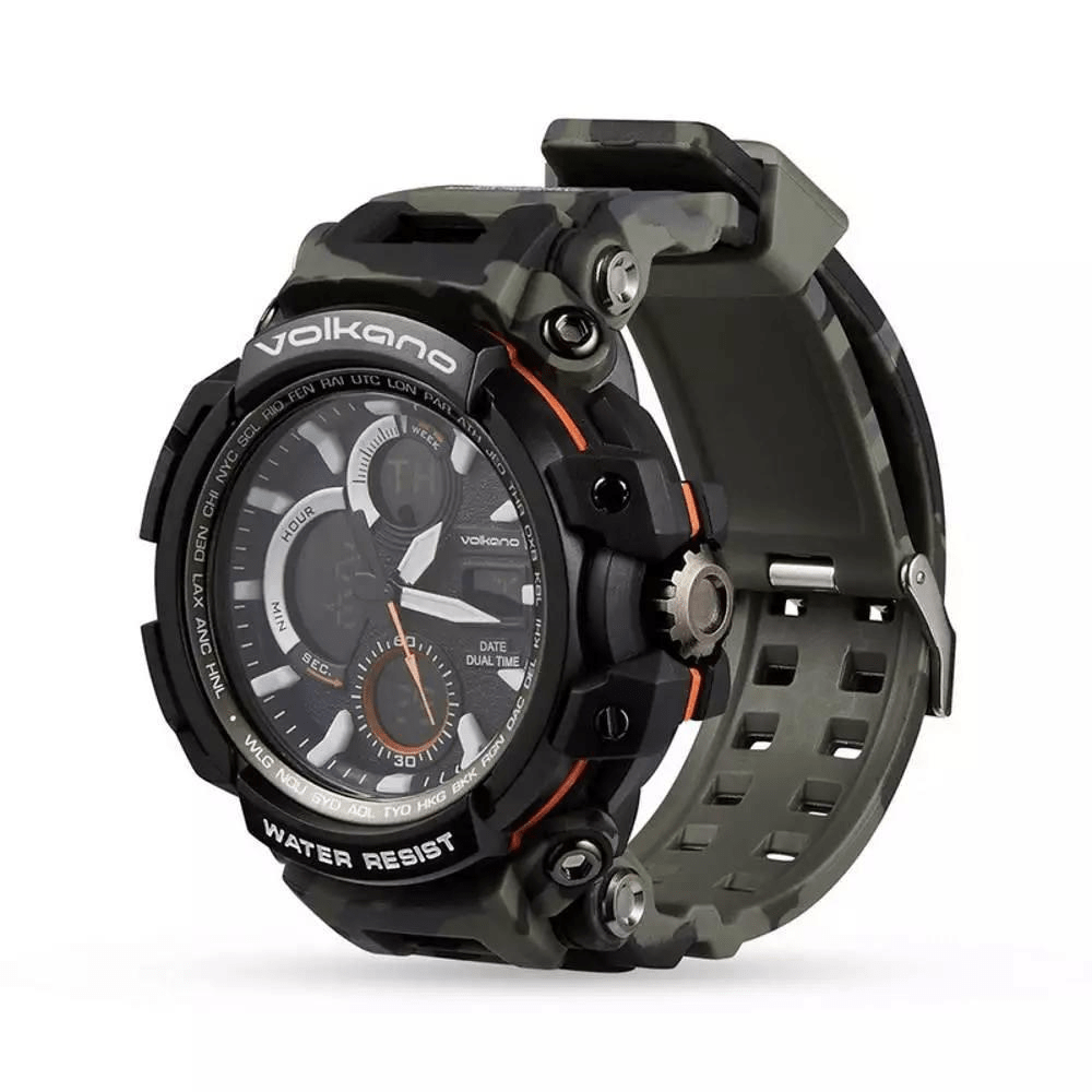 Volkano Routine Series Sports Camo Watch Green VK-5201-GNCM – FirstShop