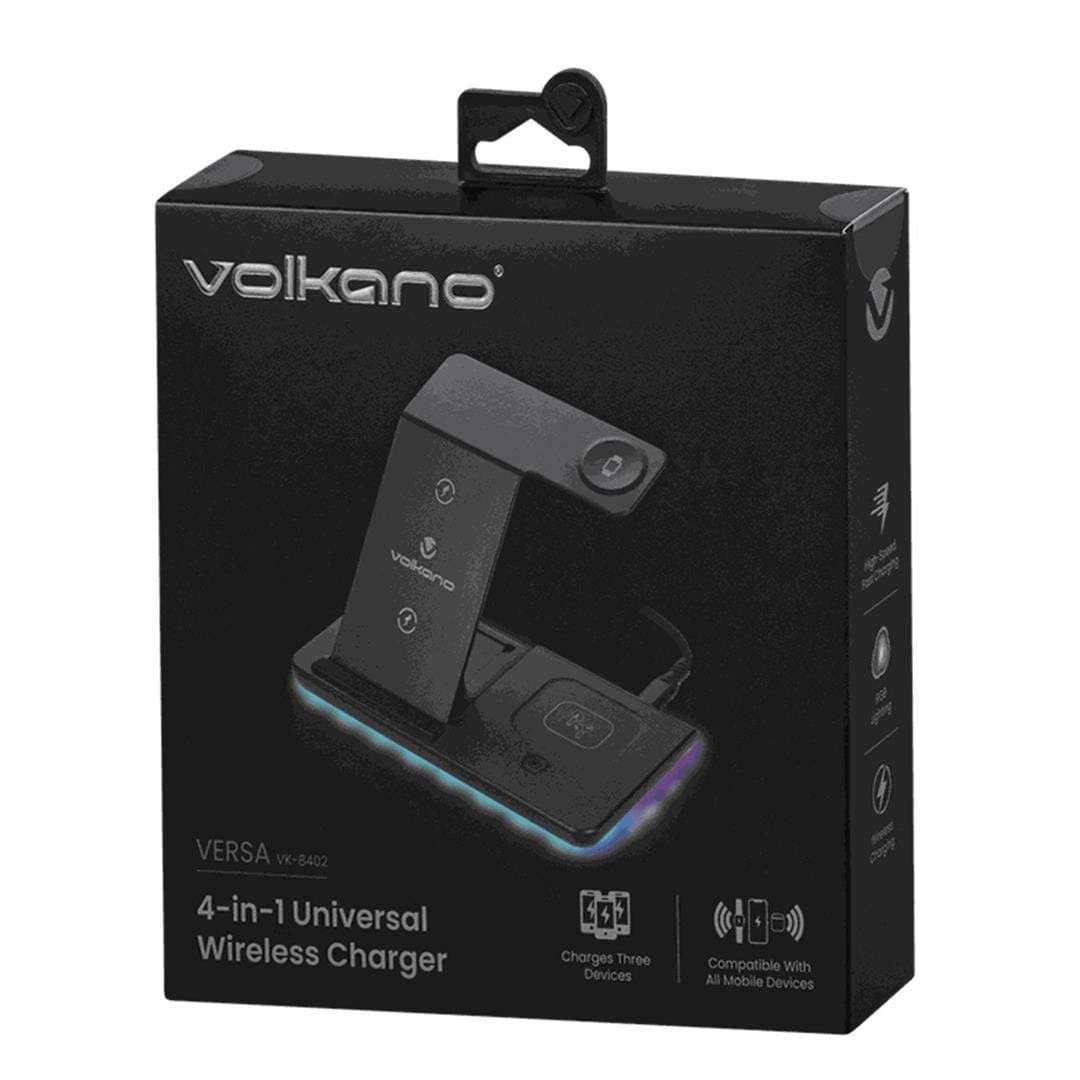 Volkano Versa Series 4-in-1 Wireless Charger VK-8402-BK – FirstShop