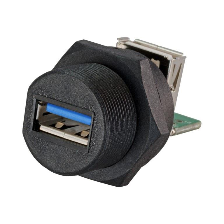 LinkQnet Waterproof Type-A USB3.0 Female to Female Socket WAT-USB3AC-P ...