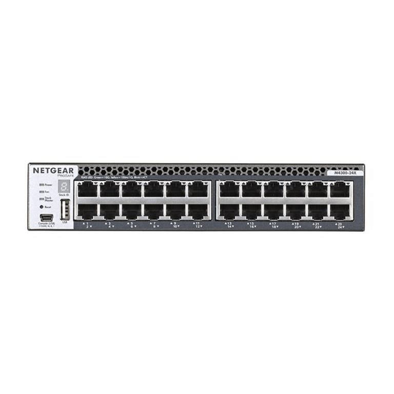 Netgear M4300-24X 24-port 10GbE Managed Switch with 4x SFP+ Ports XSM4
