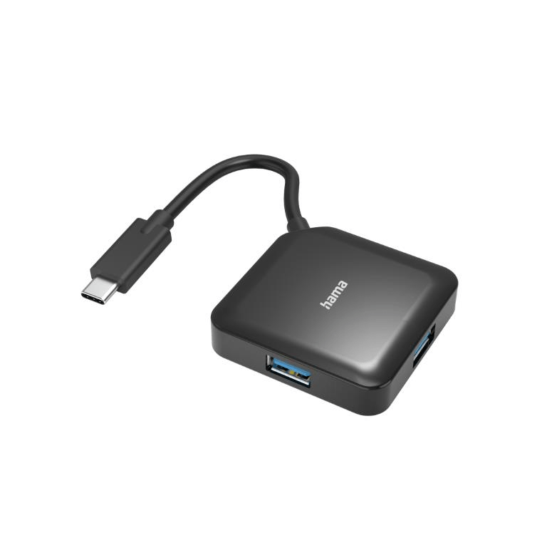 Hama Type-C 4-port USB 3.2 Interface Hub Black 00200112 – FirstShop