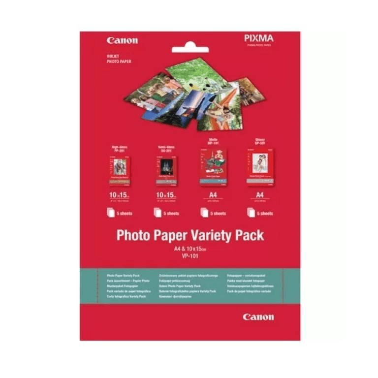 Canon VP-101 Variety Pack Photo Paper 0775B079 – FirstShop