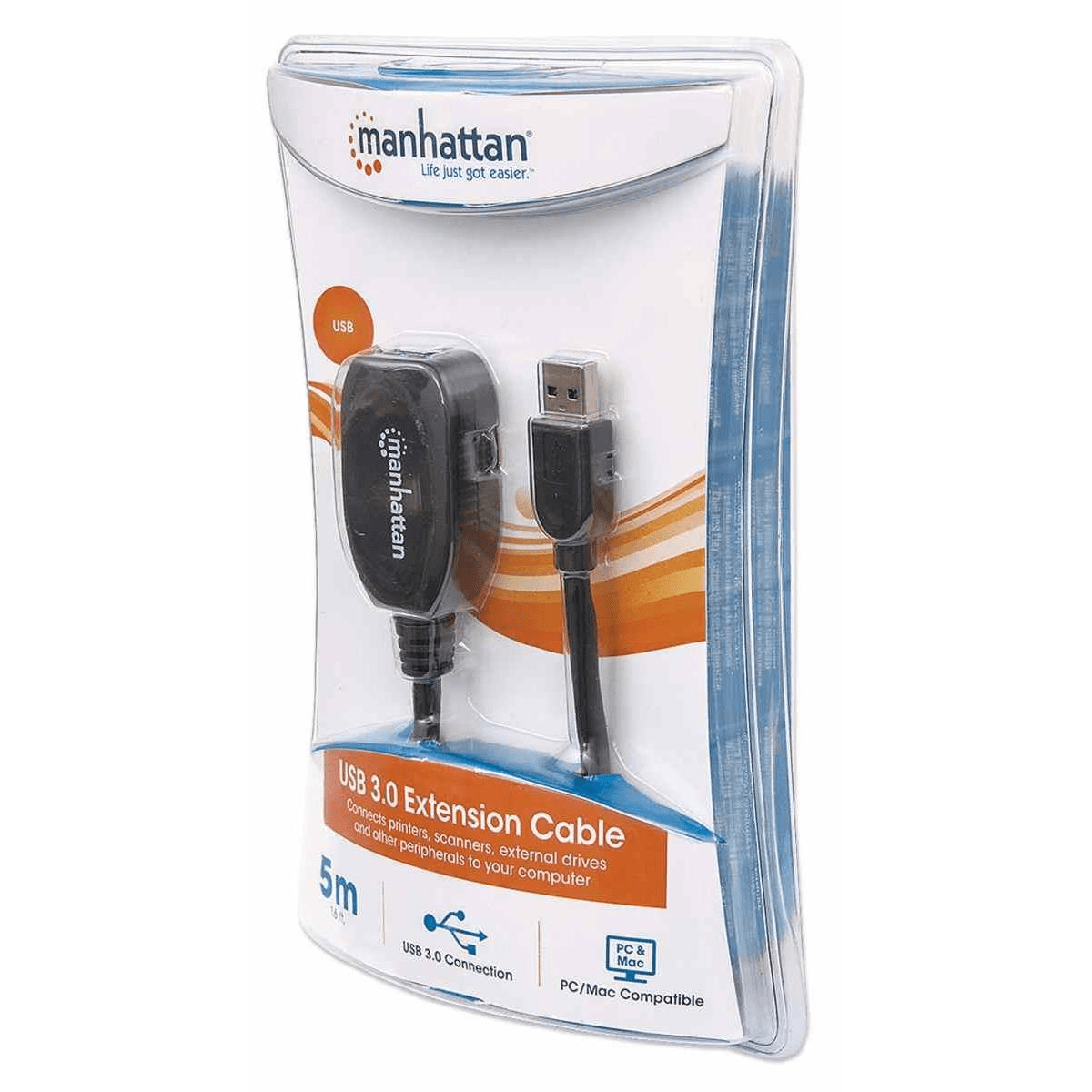Manhattan 5m Superspeed USB Active Extension Cable 150712 – FirstShop