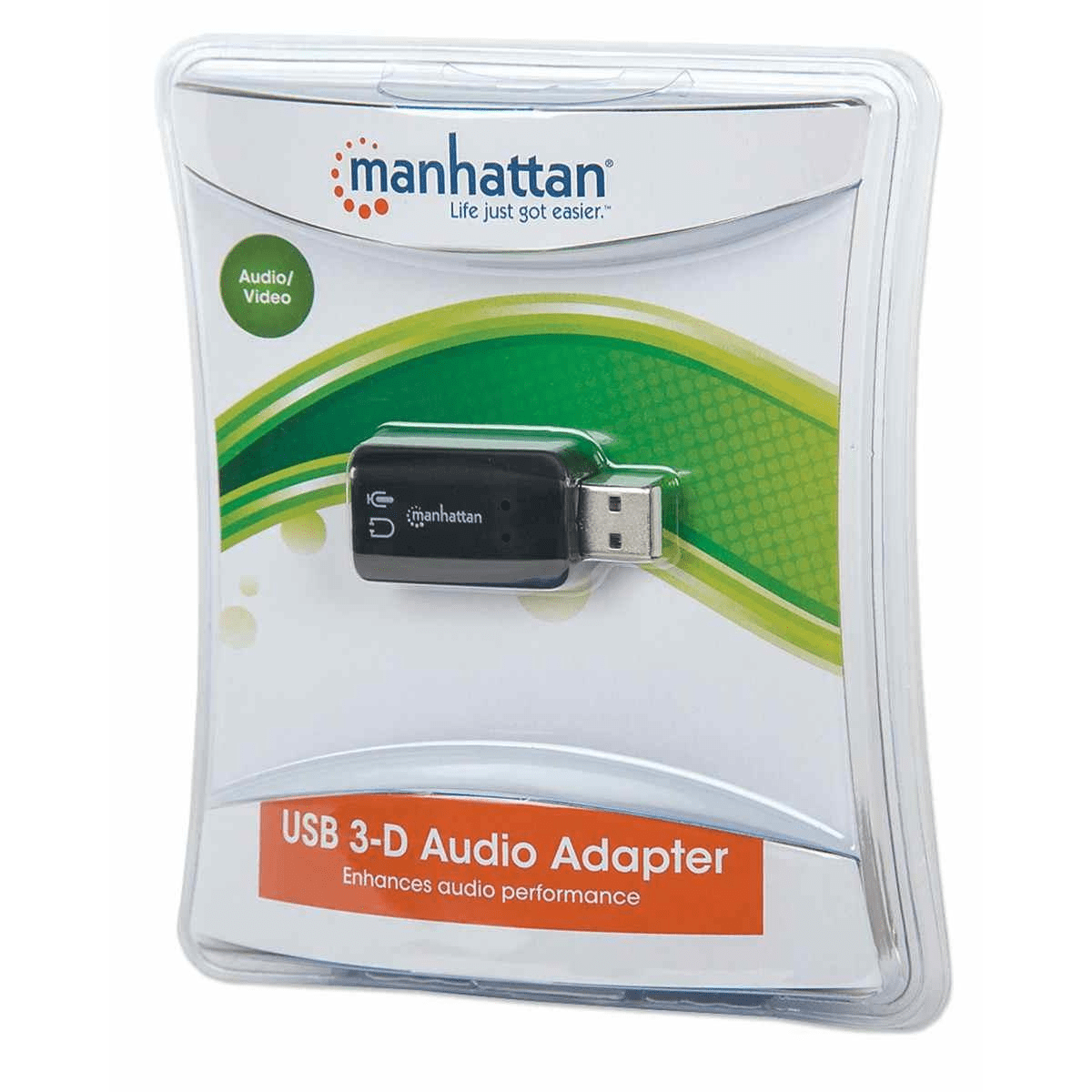 Manhattan USB-A to 3.5mm Audio Adapter 150859 – FirstShop