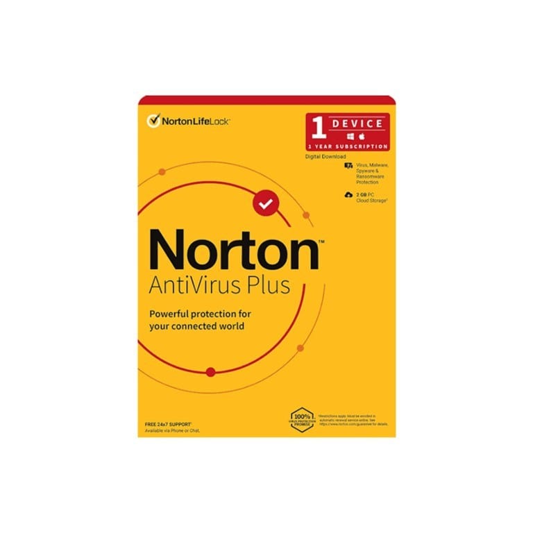 Norton AntiVirus Plus for 1x PC Mac Smartphone or Tablet - Single-user ...
