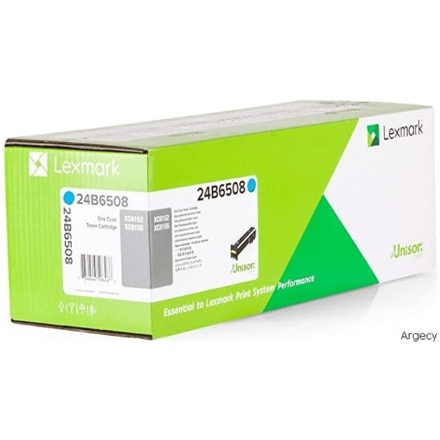 Lexmark 24B6508 Cyan Toner Cartridge 20,000 pages Original Single-pack ...