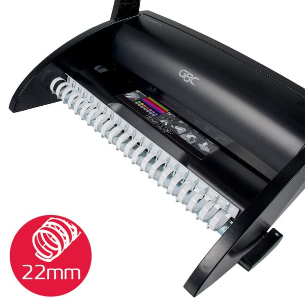 GBC CombBind C110 Binding Machine with 190-sheet Binding and 12-sheet Punch Capacity 320022 ...