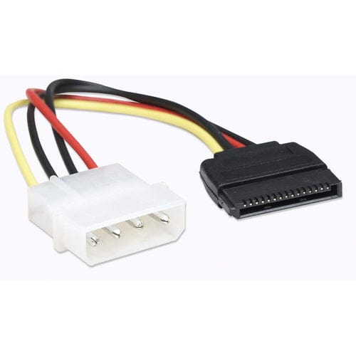 Manhattan SATA Power 4 Pin to 15 Pin Cable 342766