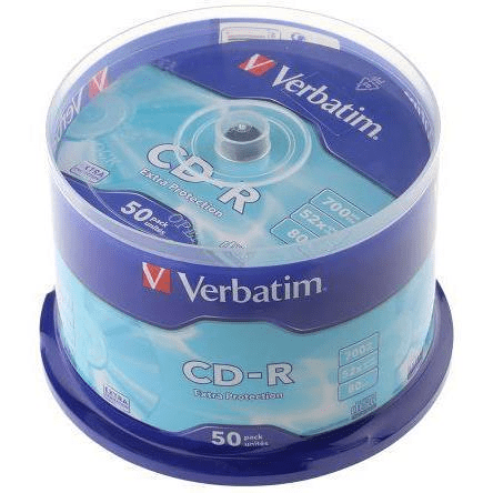 Verbatim 700MB 52x CD-R Extra Protection 50-pack 43351 – FirstShop