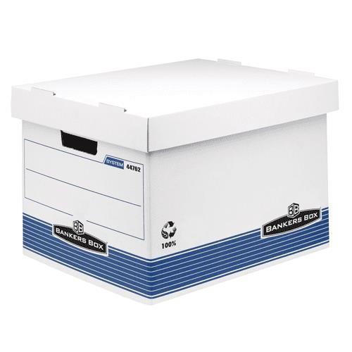 Fellowes Bankers Box System Series Standard Storage Box - 10 pack ...